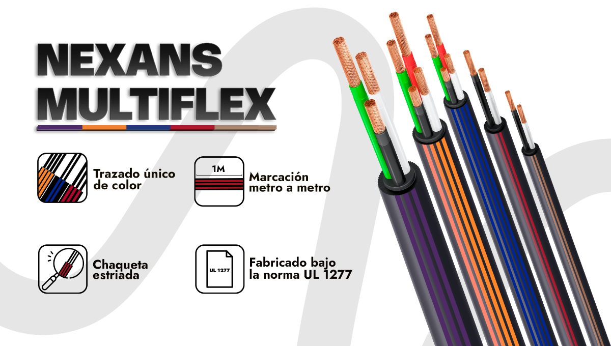 Nexans - MULTIFLEX CABLES TC 600V 18 AWG - 10 AWG
